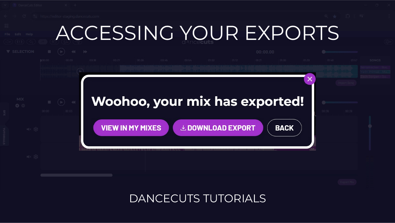 DanceCuts Editor